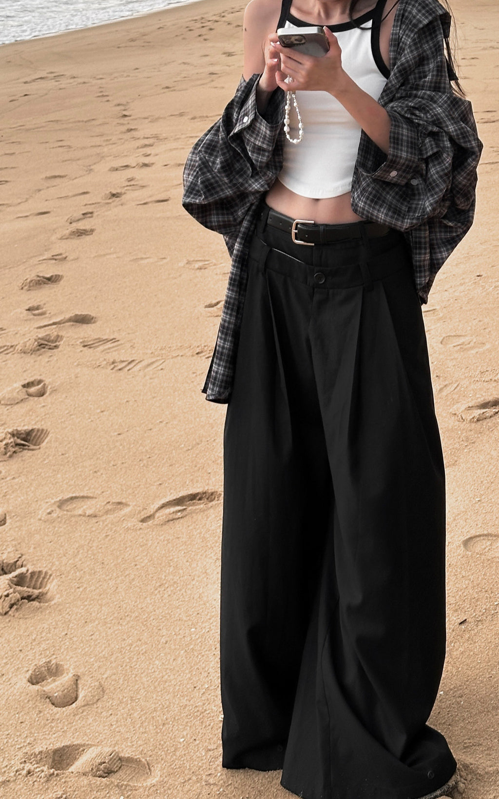 WARDEN EDGE Oversized Plaid Shirt Jacket – PINKPARKS