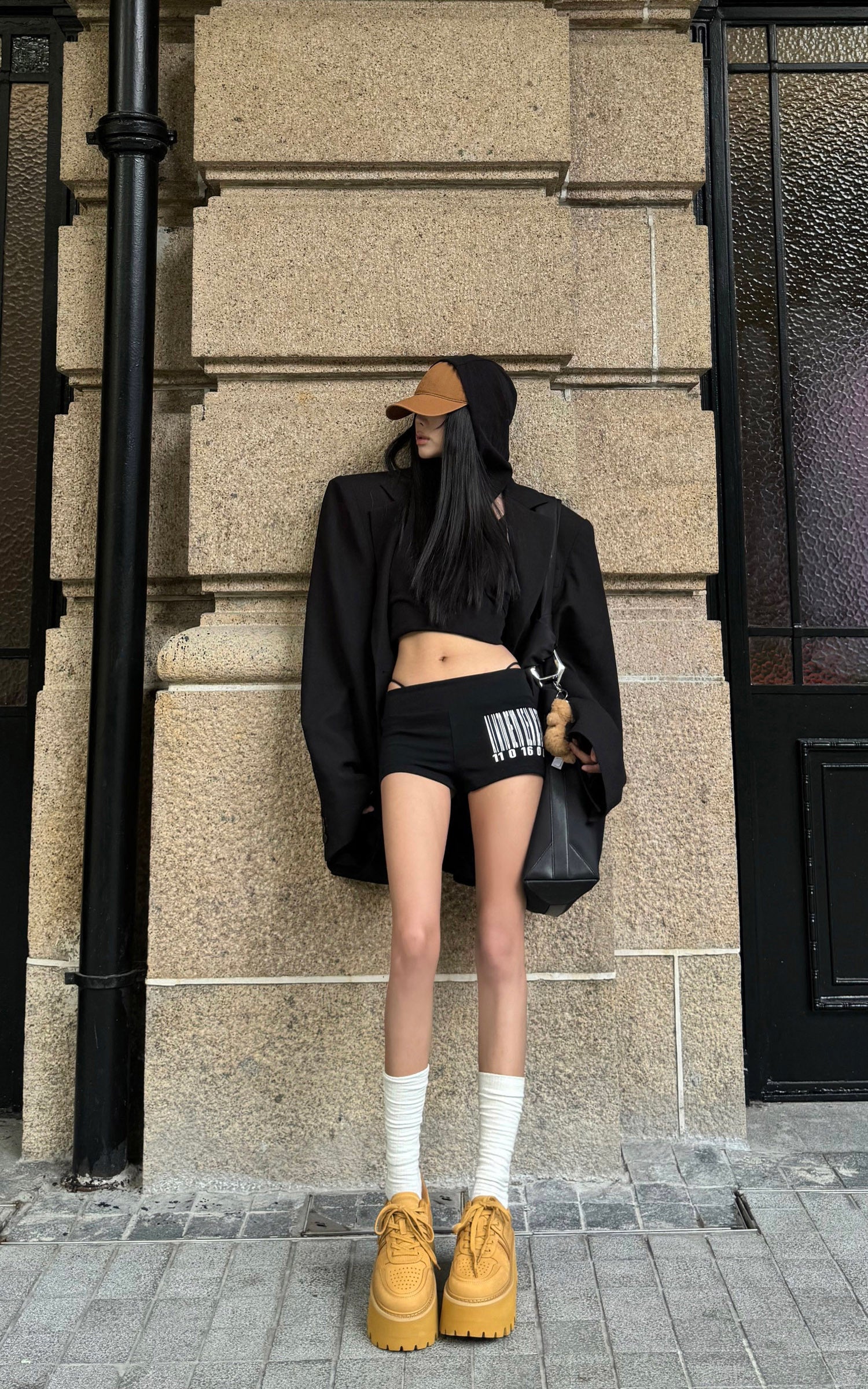 WARDEN EDGE Oversized Double-Breasted Wool Blazer – PINKPARKS