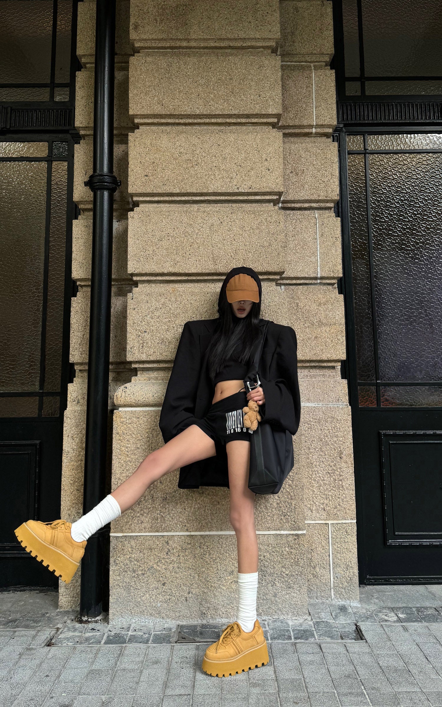 WARDEN EDGE Oversized Double-Breasted Wool Blazer – PINKPARKS