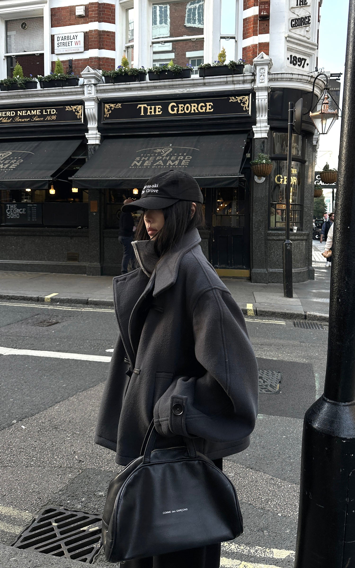 WARDEN EDGE Short Wool Duffle Coat – PINKPARKS