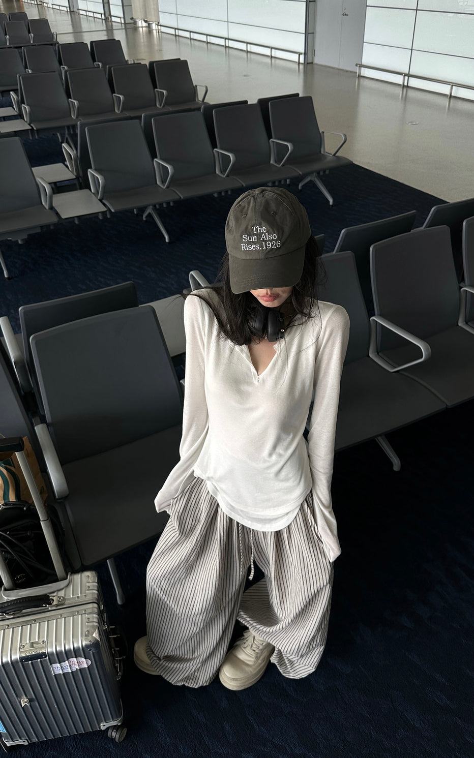 WARDEN EDGE Drawstring Wide Stripe Pants in Washed Linen – PINKPARKS