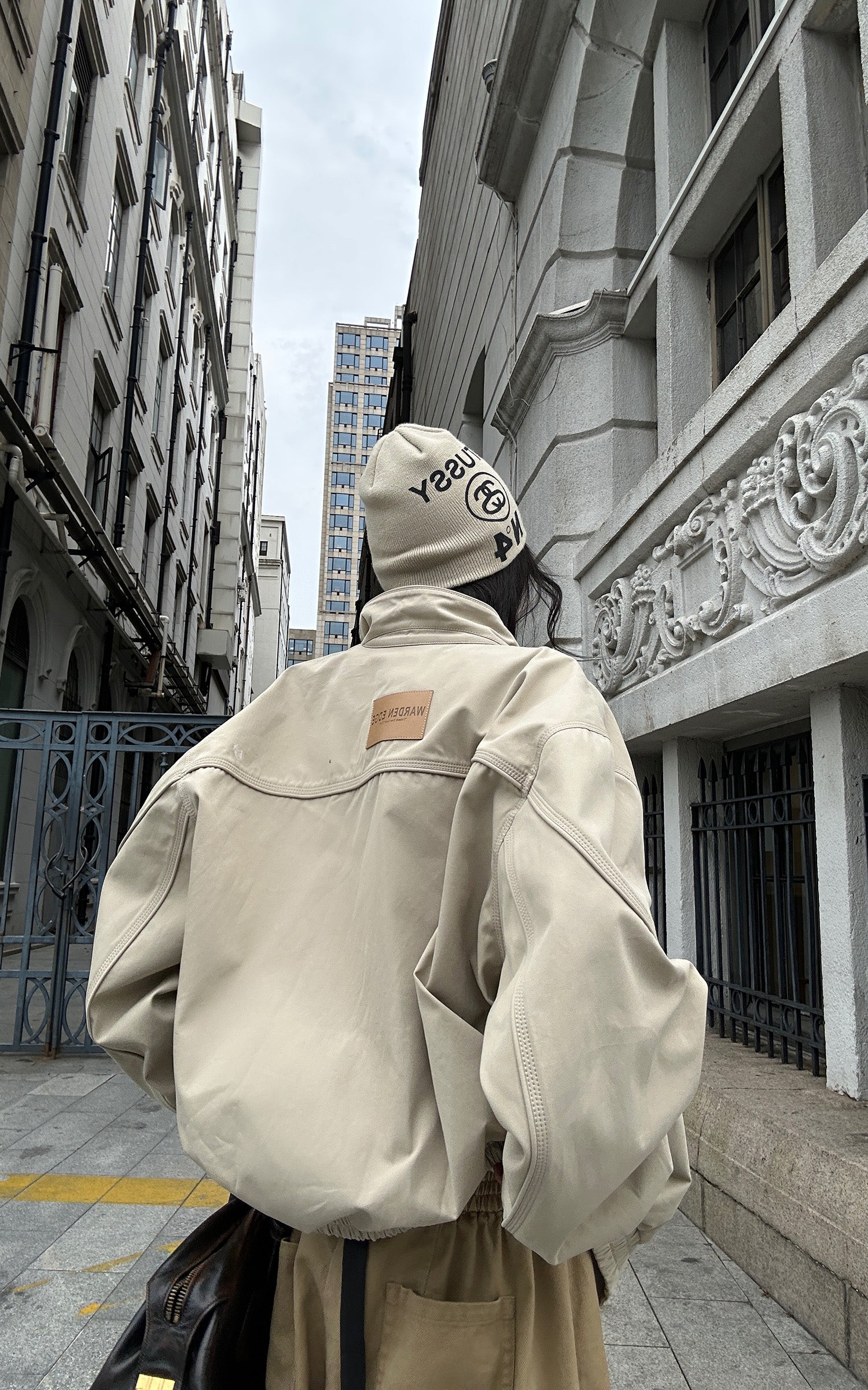 WARDEN EDGE Minimal Zip Jacket with Structured Collar – PINKPARKS