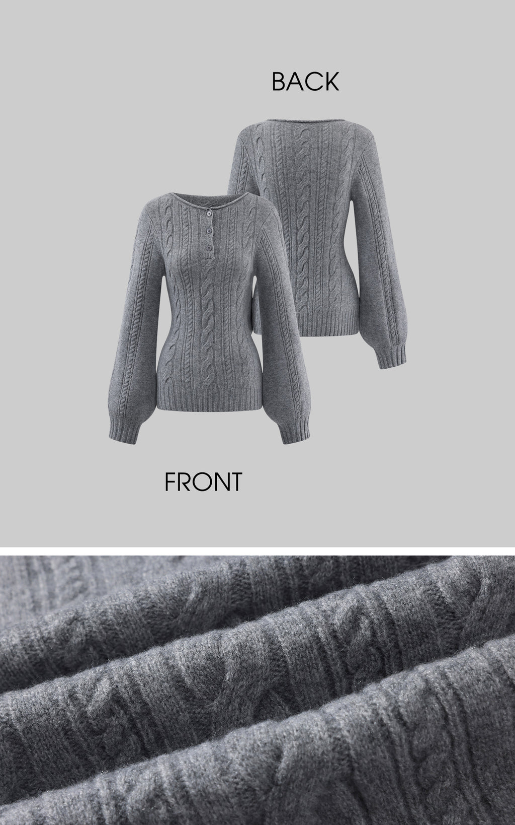 WARDEN EDGE Cable Knit Sweater & Shorts Set with Matching Leg Warmers ...