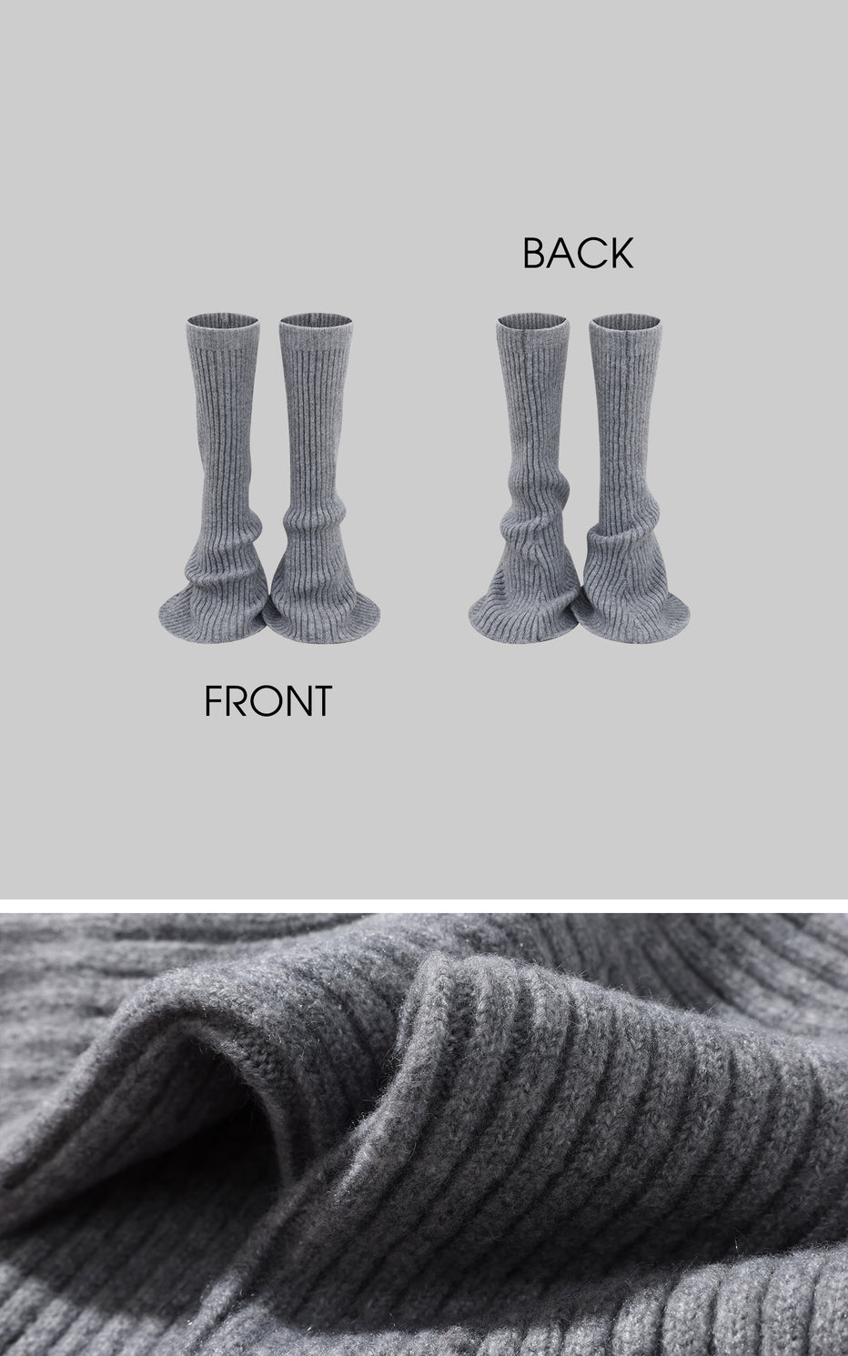 WARDEN EDGE Cable Knit Sweater & Shorts Set with Matching Leg Warmers ...