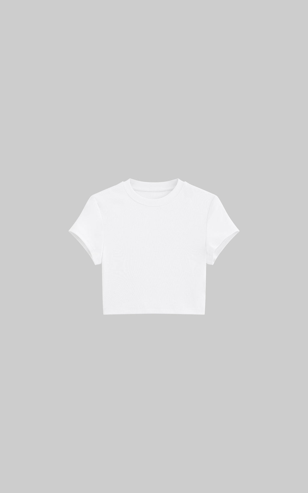 ROVENTE Micro Ribbed Cropped Tee – PINKPARKS