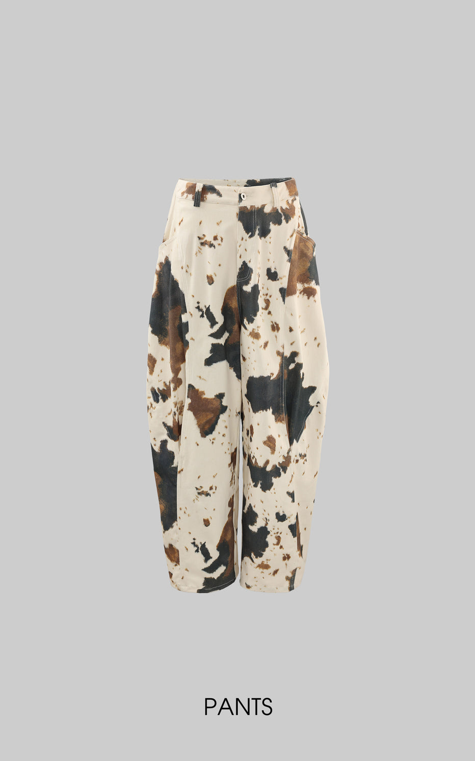 WARDEN EDGE Wide-Leg Bleach Denim Pants with Pleat Details – PINKPARKS